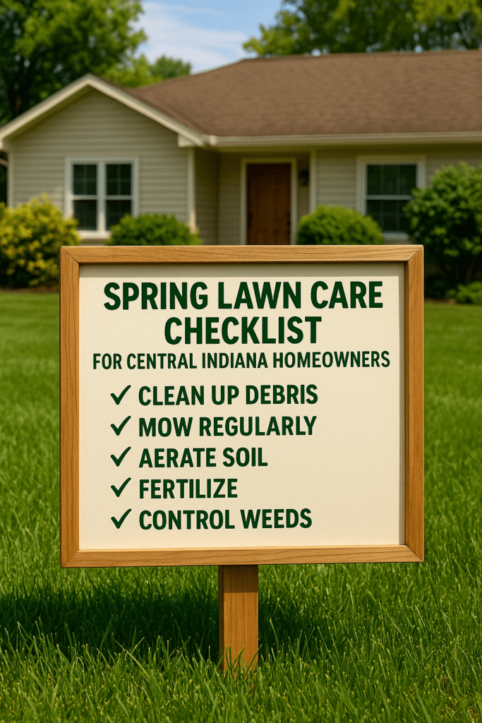 Spring Lawn Care Checklist for Brownsburg Homeowners - Blue Duck Lawn Care